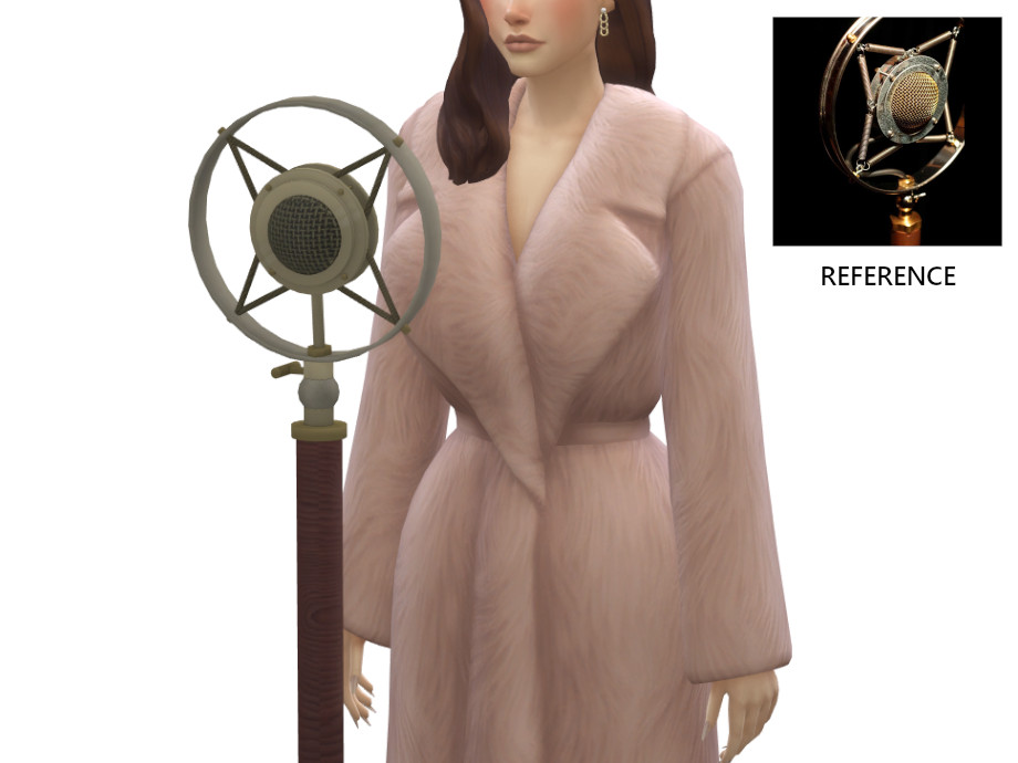 The Sims Resource | Vice Vintage Microphone