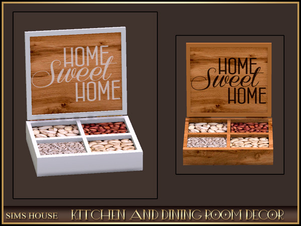 The Sims Resource | Sims House BOX WITH NUTS | KITCHEN AND DINING DECOR
