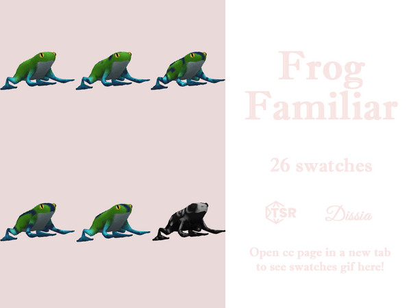 The Sims Resource - Frog Familiar Male (Right)