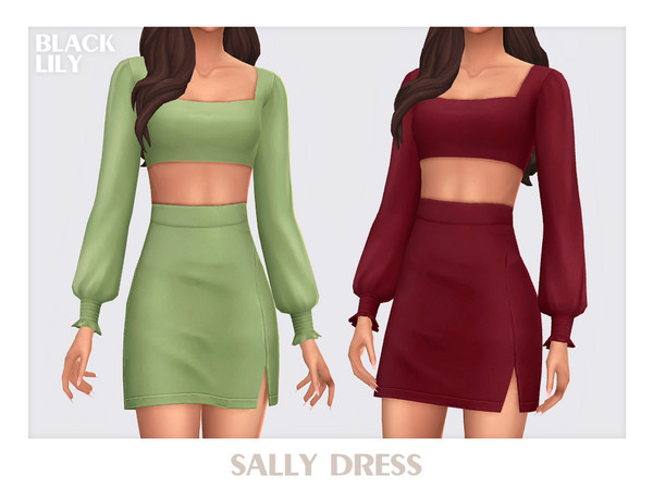 The Sims Resource | Sally Dress