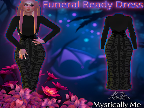The Sims Resource | Funeral Ready Gown