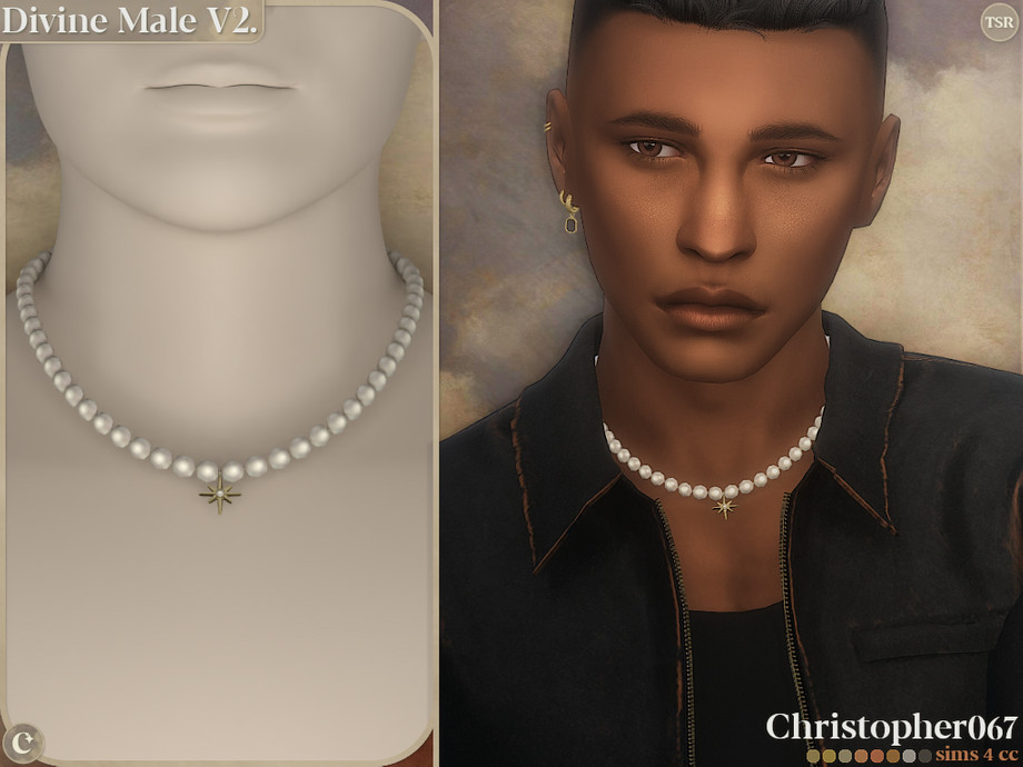 The Sims Resource | Divine Necklace V2 - Male