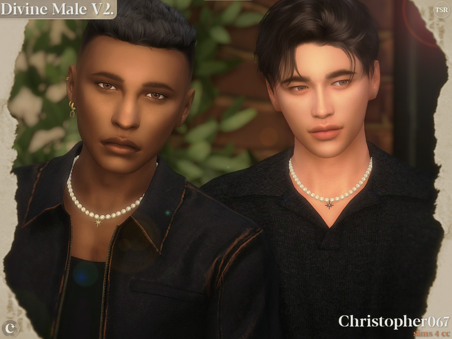 The Sims Resource | Divine Necklace V2 - Male