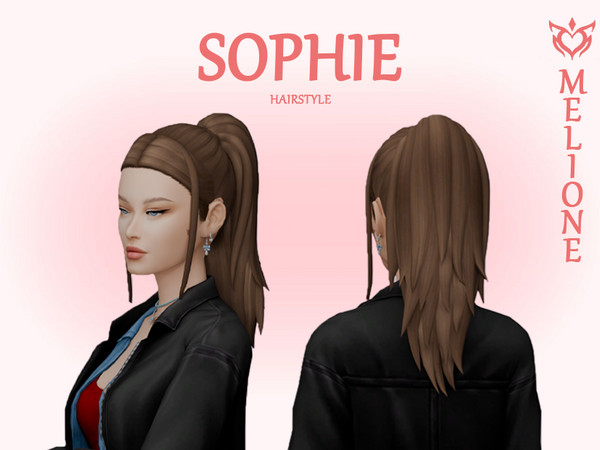 The Sims Resource Sophie Hair By Melione V2