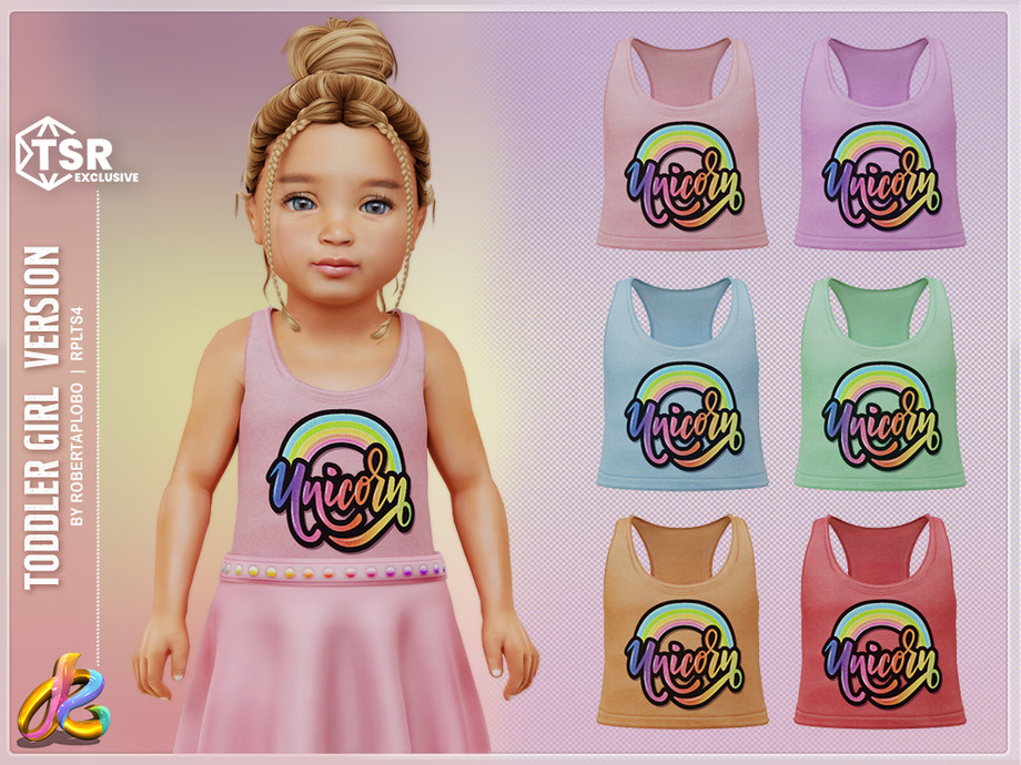 The Sims Resource | Girl Top 300-Toddler