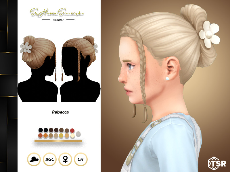 The Sims Resource | SHS_Rebecca_ChildrenHair.package