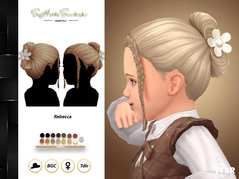 The Sims Resource | SHS_Rebecca_ToddlerHair.package