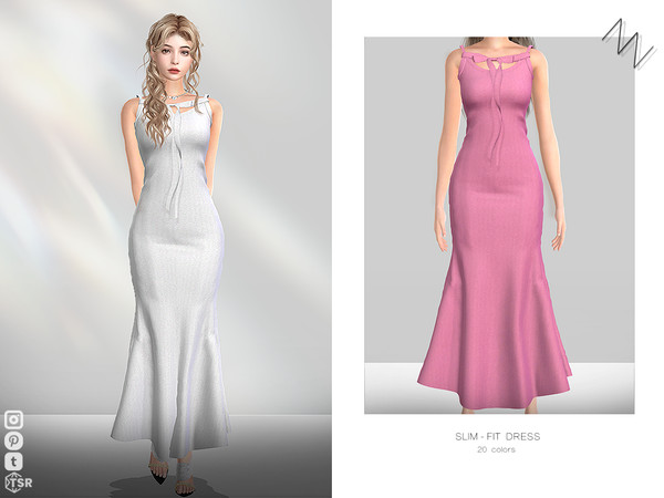 The Sims Resource | SLIM-FIT DRESS