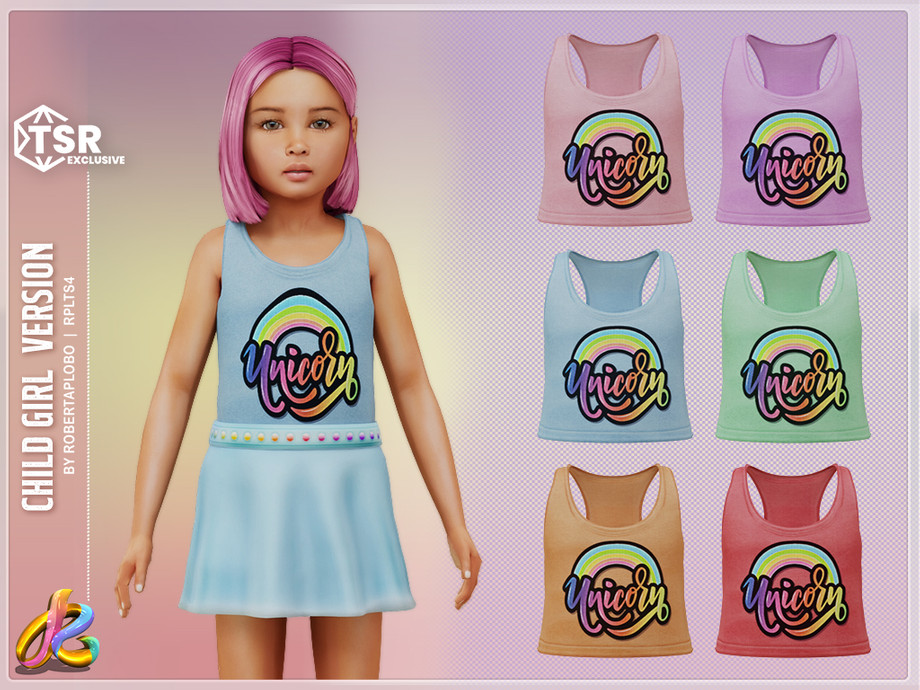 The Sims Resource | Girl Top 300-Child