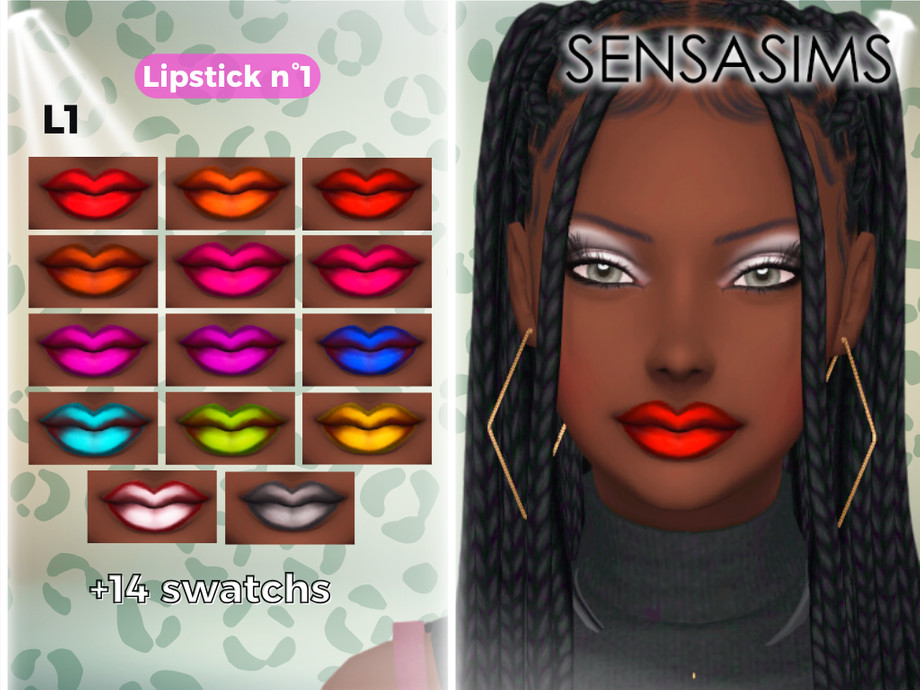The Sims Resource | Bratz Iconic Lipstick L1