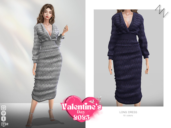 The Sims Resource | LONG DRESS