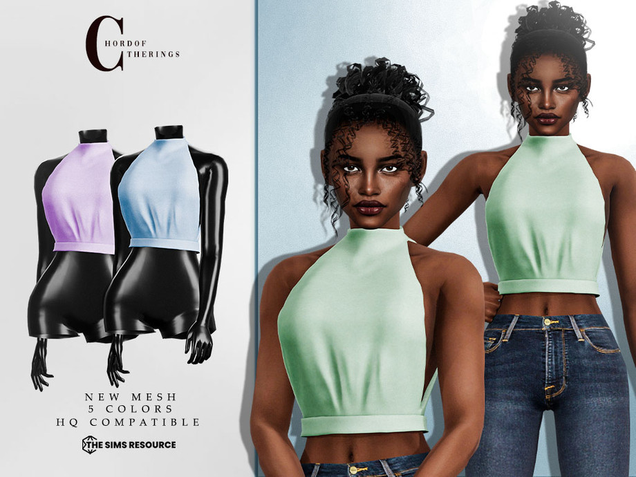 The Sims Resource | Crop Top T-732