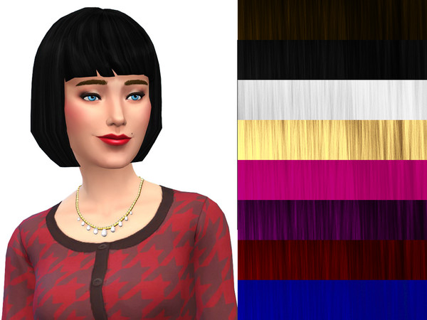 The Sims Resource | French Bob Hair Cut