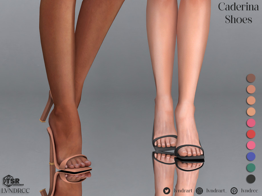 The Sims Resource | Caderina Shoes