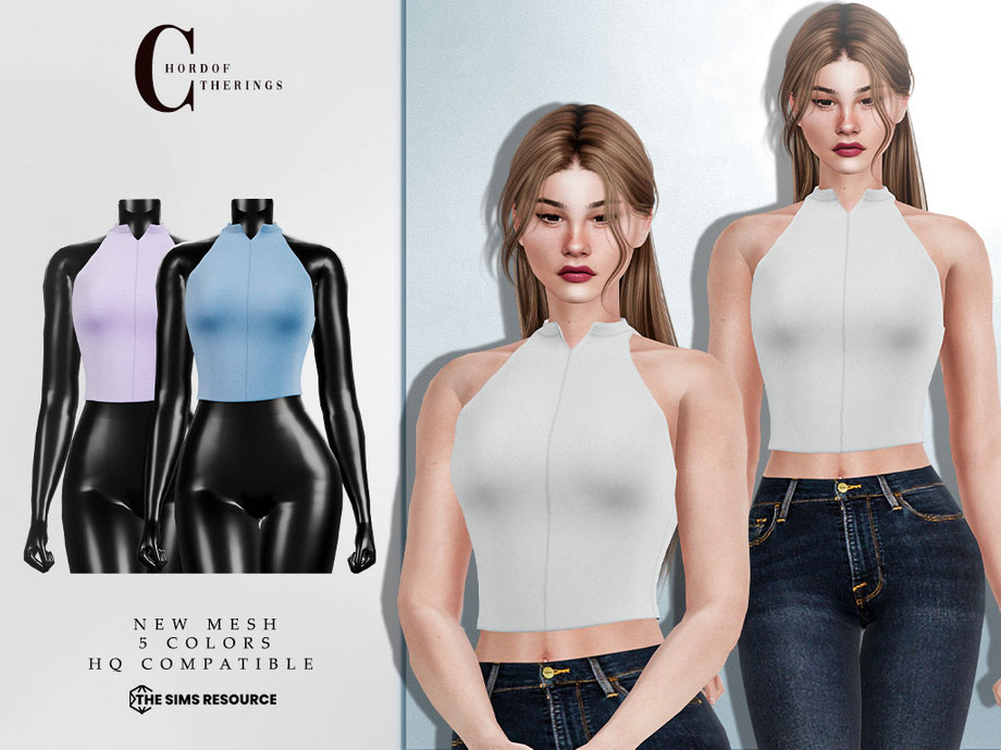 The Sims Resource | Crop Top T-735
