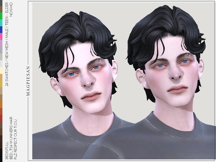 The Sims Resource | Univers hair