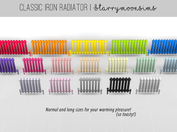The Sims Resource | Classic Cast Iron Radiator