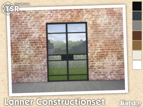 The Sims Resource | Lanner Door Glass 2x1