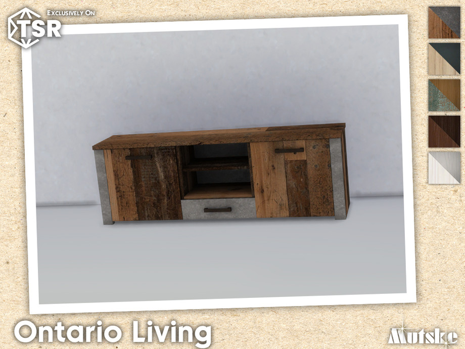 The Sims Resource | Ontario TV Stand