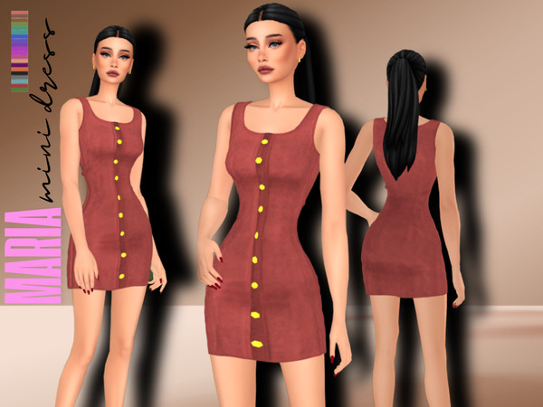 The Sims Resource | MARIA MINI DRESS