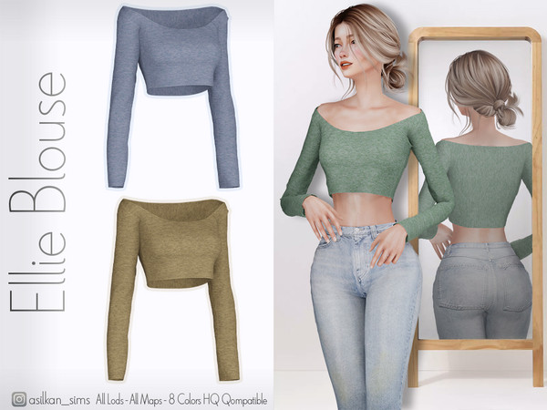 The Sims Resource | Ellie Blouse - ACN 583
