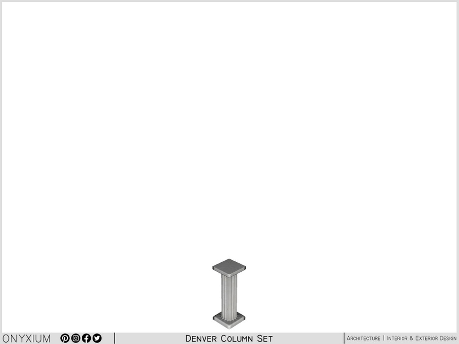 The Sims Resource | Denver Decorative Column I