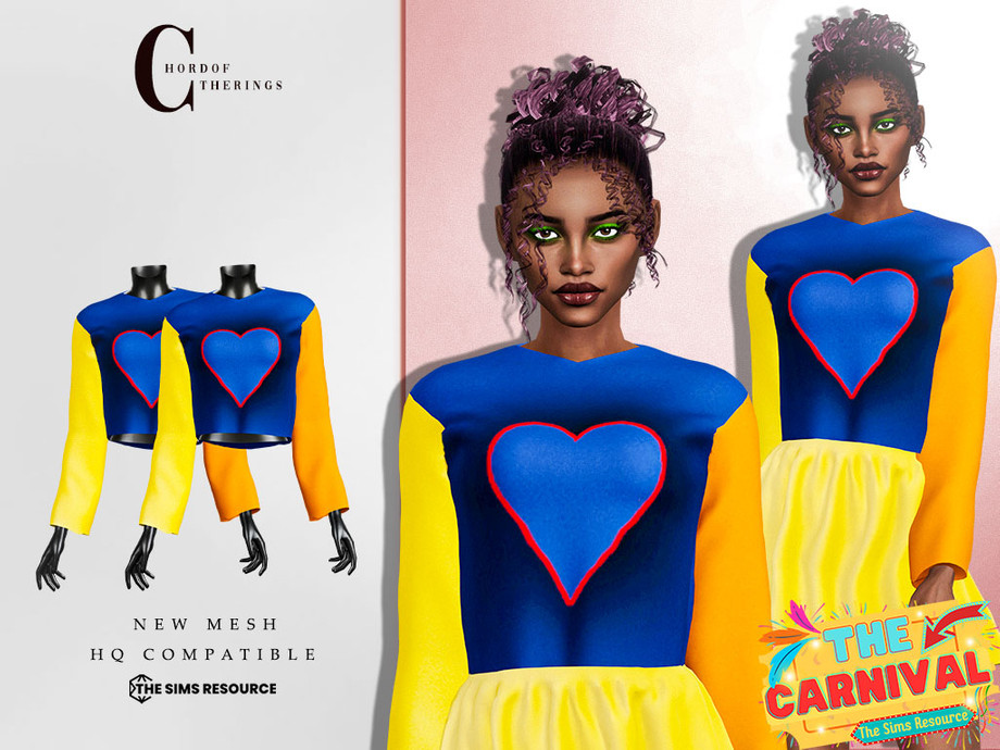 The Sims Resource | The Carnival Top T-742