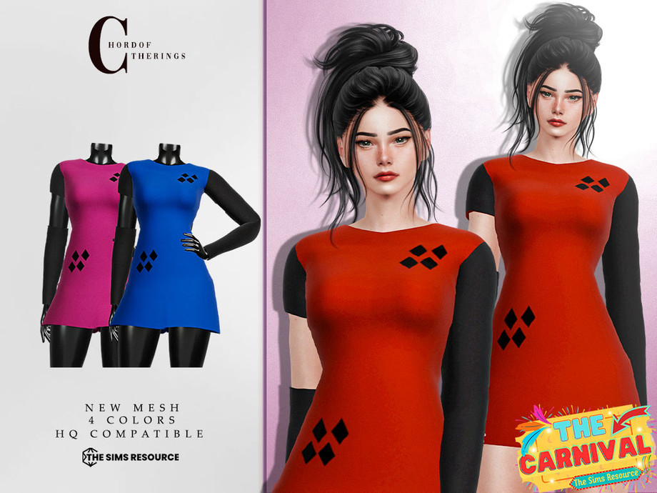 The Sims Resource | The Carnival Dress D-361