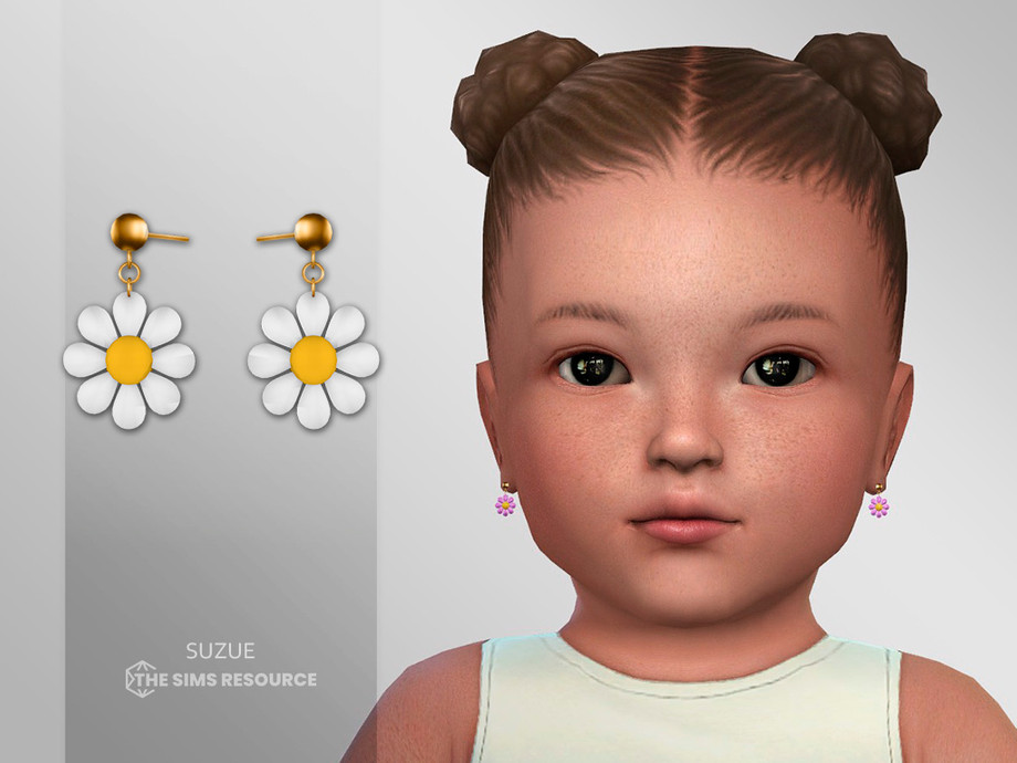 The Sims Resource | Spring Earrings Infant