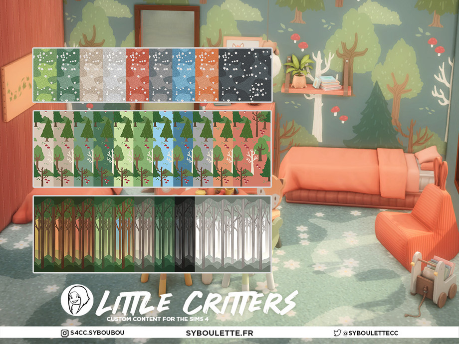 The Sims Resource | Little Critters - Floor ceiling Painted Plaster