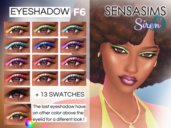 The Sims Resource | Siren Eyeshadow F6