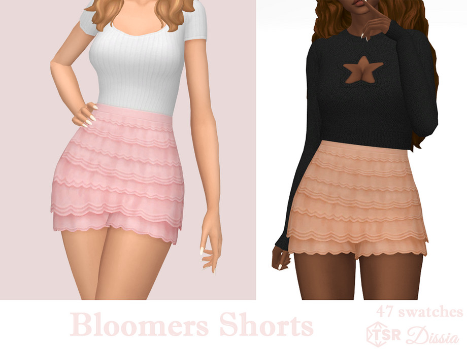 The Sims Resource | Bloomers Shorts