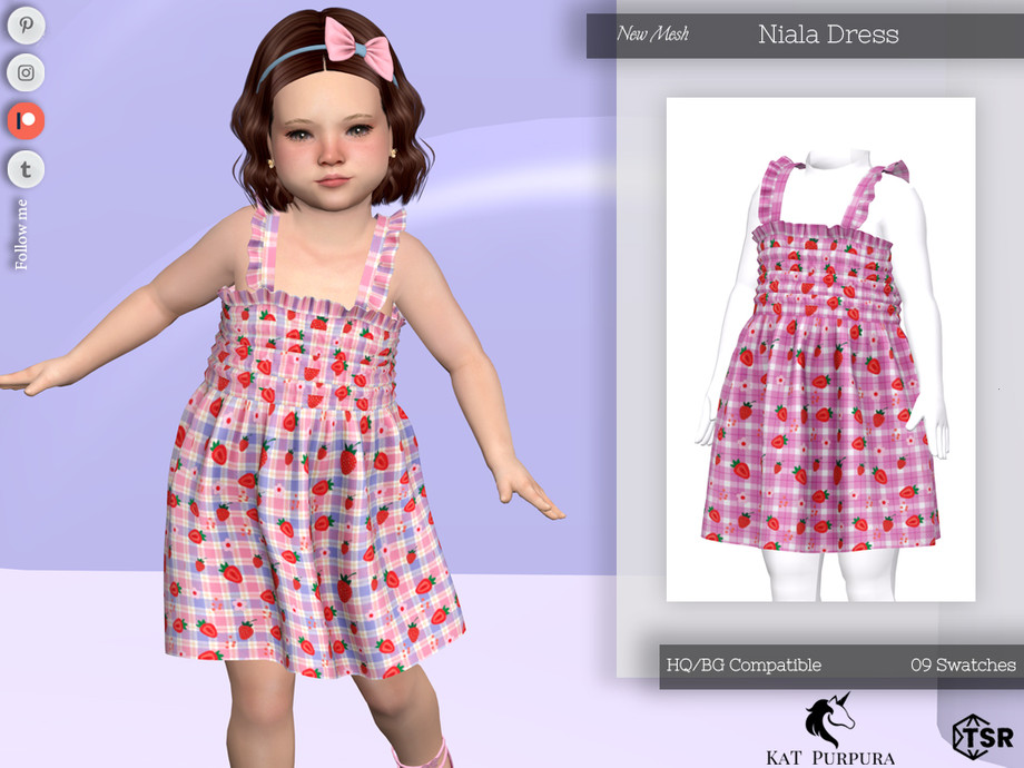 The Sims Resource | Niala Dress- Toddler