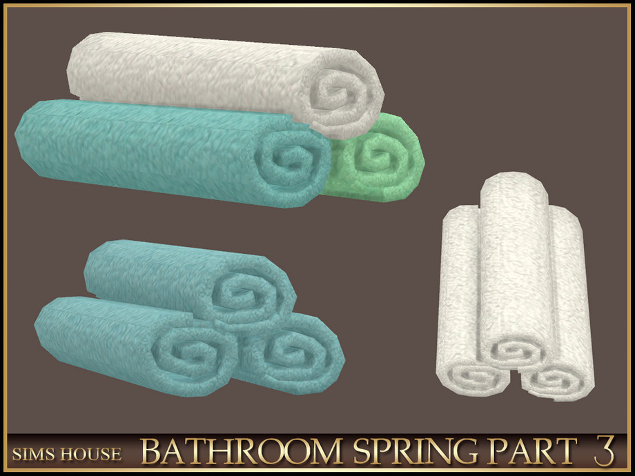 The Sims Resource | Sims House TOWELS | BATHROOM SPRING PART 3