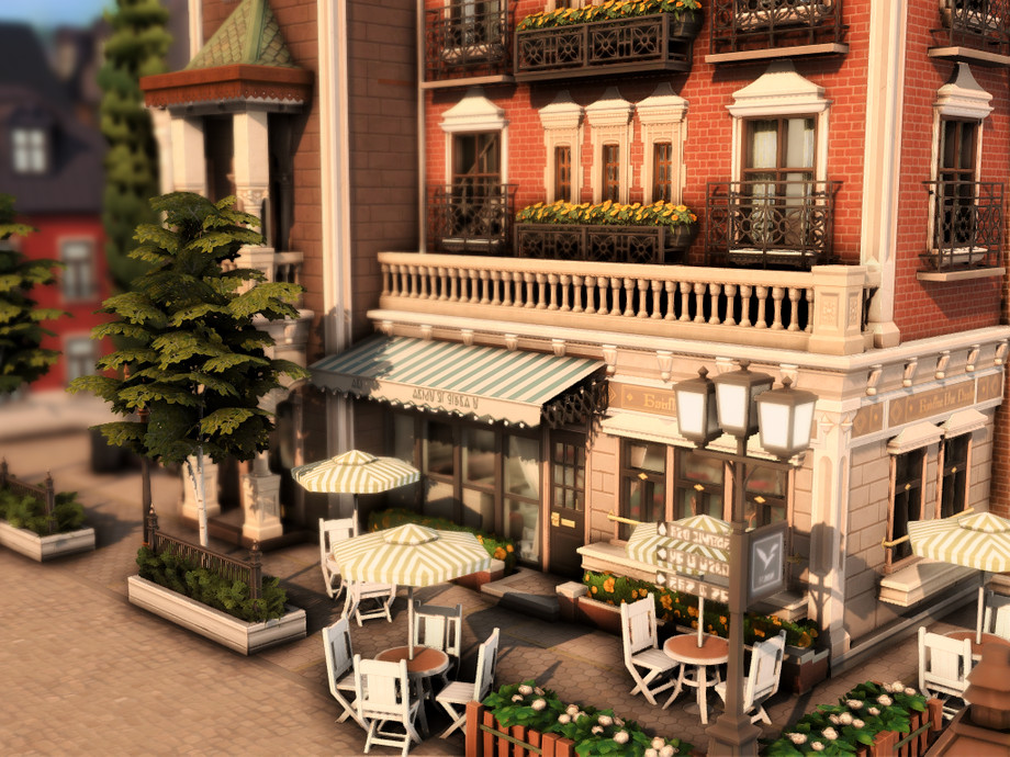 The Sims Resource | Residential + Coffee Shop
