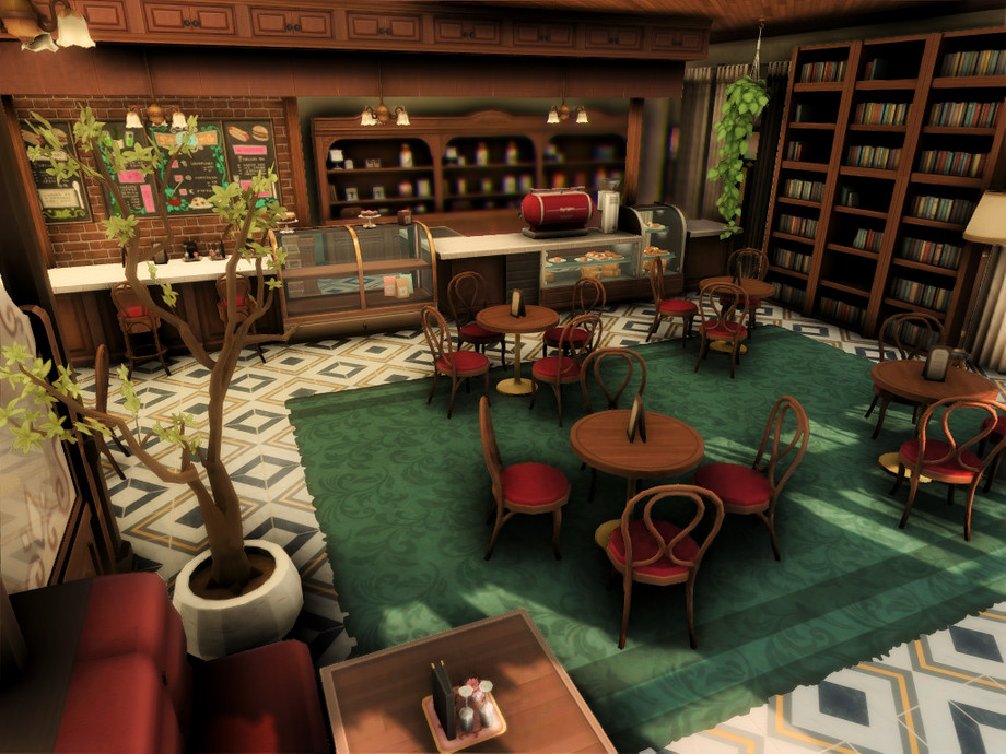 The Sims Resource | Residential + Coffee Shop