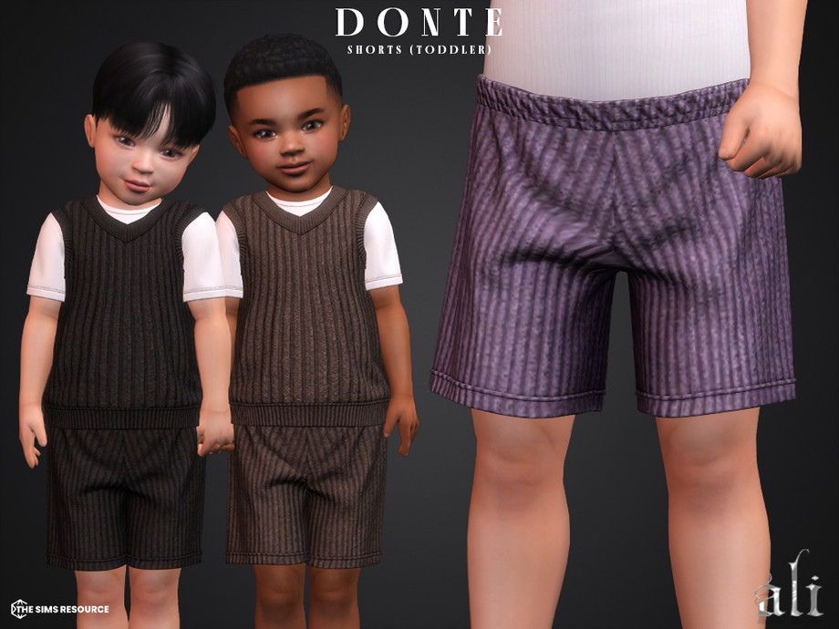 The Sims Resource | DONTE shorts (toddler)