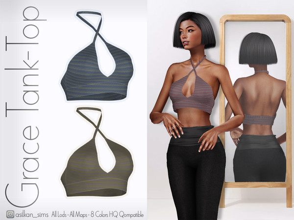 The Sims Resource | Grace Tank Top - ACN 601