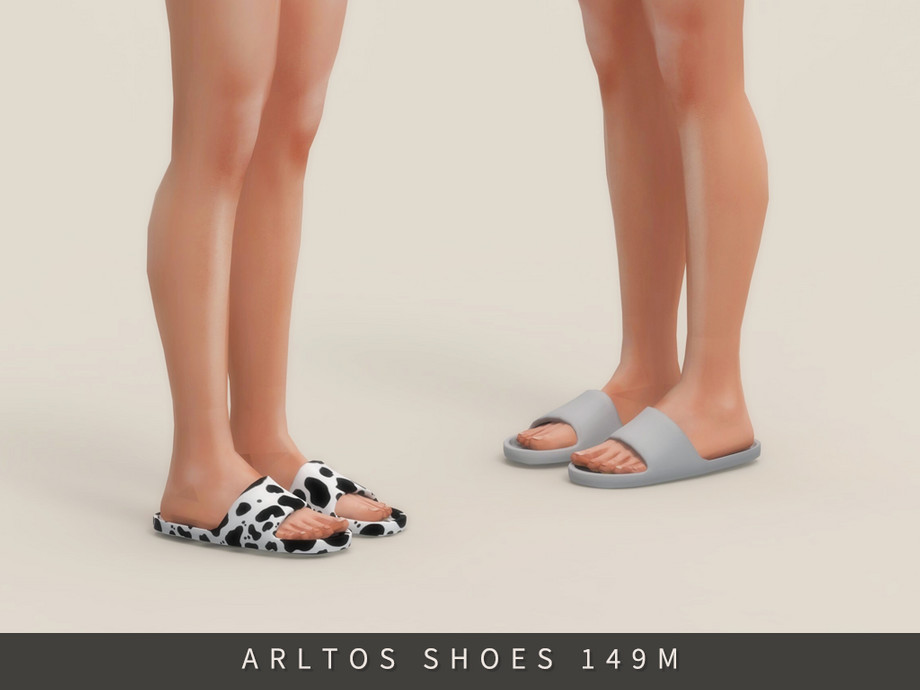 The Sims Resource | Printed slippers Male