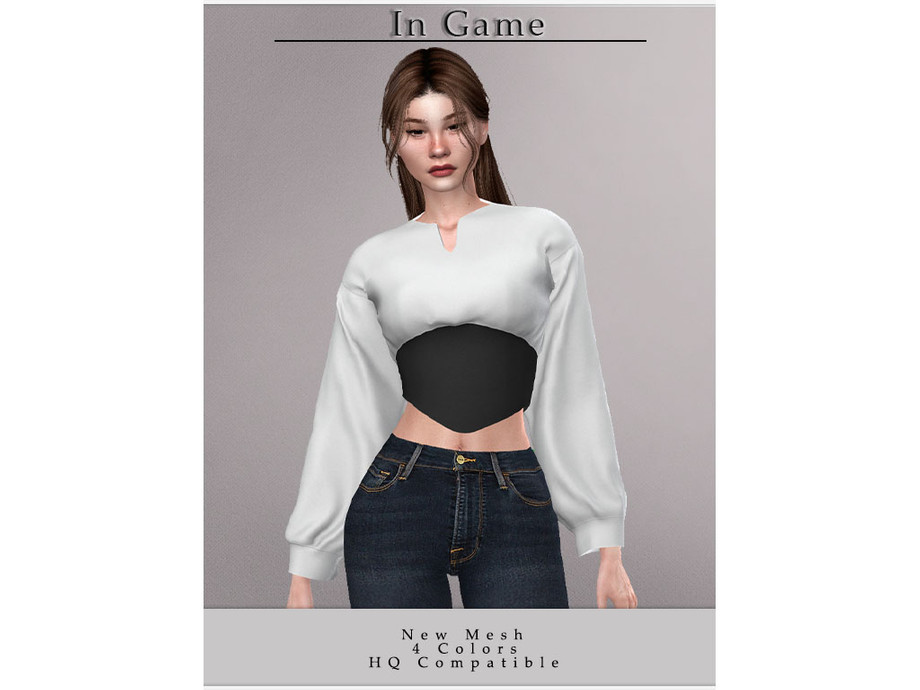 The Sims Resource | Blouse T-754