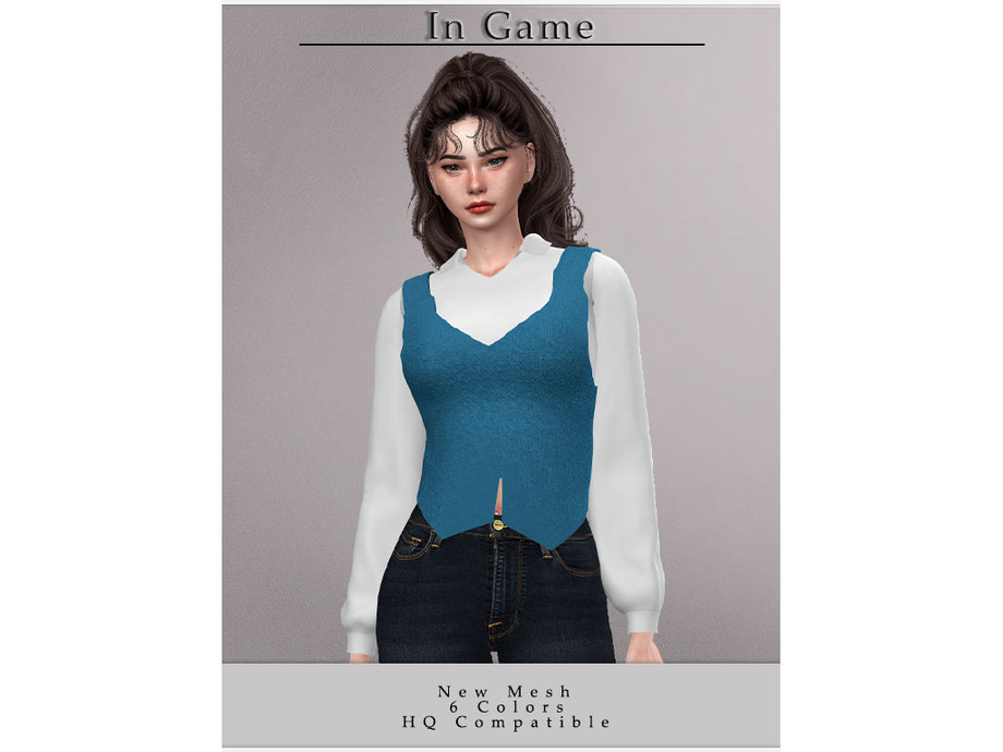 The Sims Resource | Blouse T-756