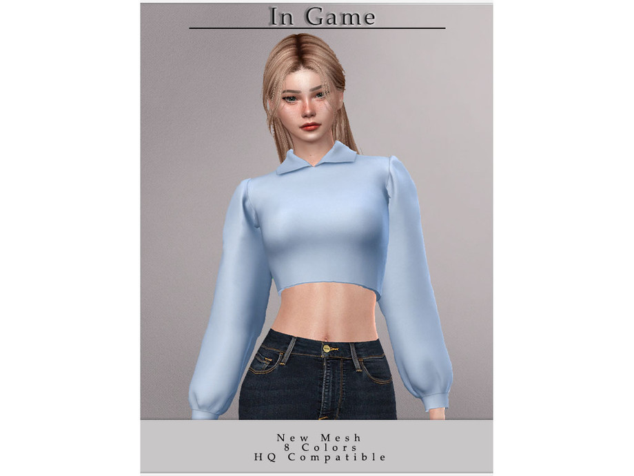 The Sims Resource | Crop Top T-764