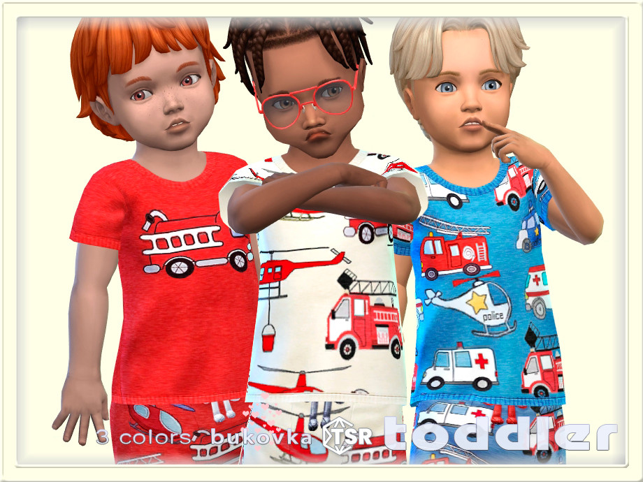 The Sims Resource | Shirt Rescue Vehicles