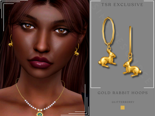 The Sims Resource | Gold Rabbit Hoops