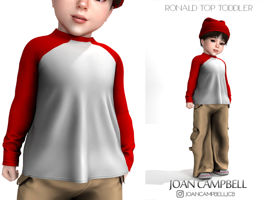 The Sims Resource | RONALD TOP TODDLER VERSION
