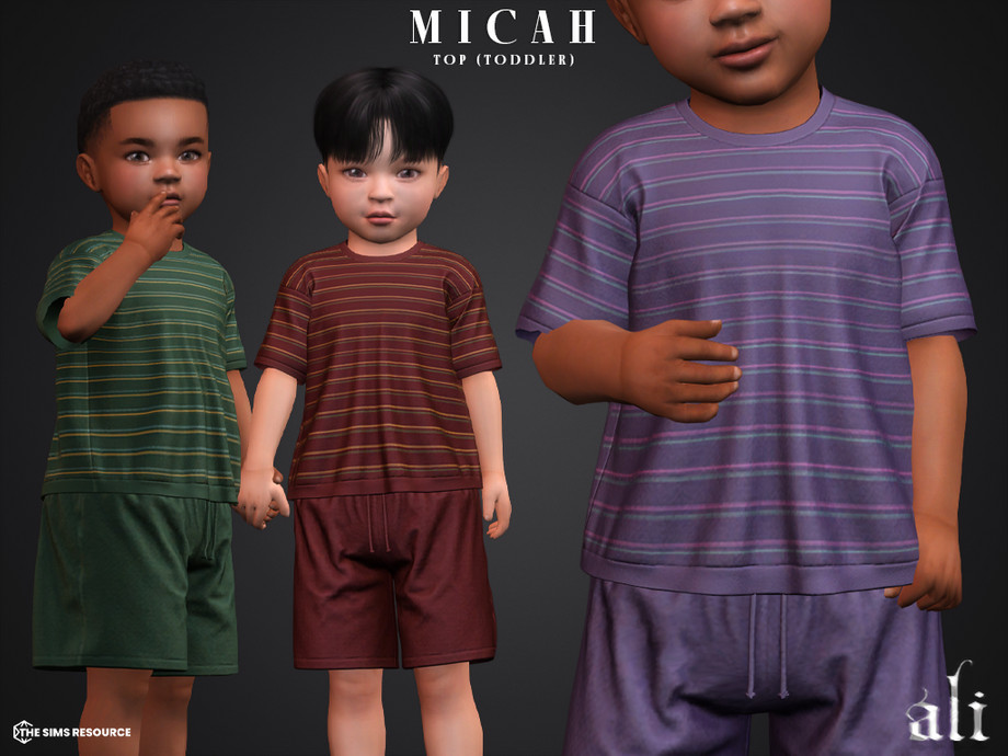 The Sims Resource | MICAH top (toddler)