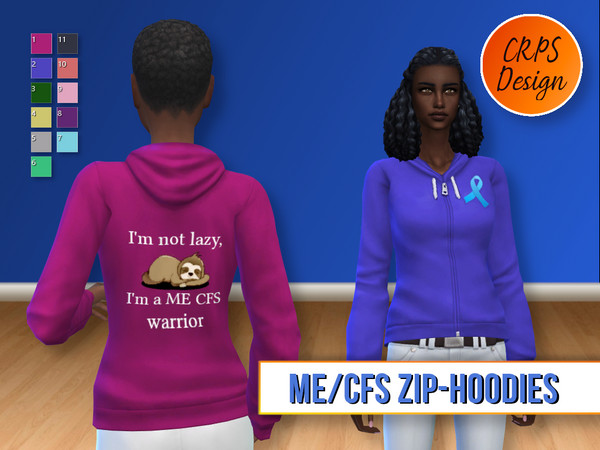 The Sims Resource | CRPSdesign - ME_CFS Zip-Hoodie - Woman.package