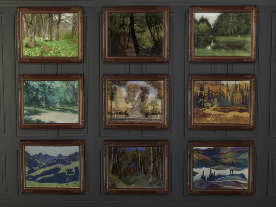 The Sims Resource | Art Nouveau Decor