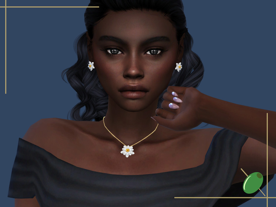 The Sims Resource | Daisy Necklace