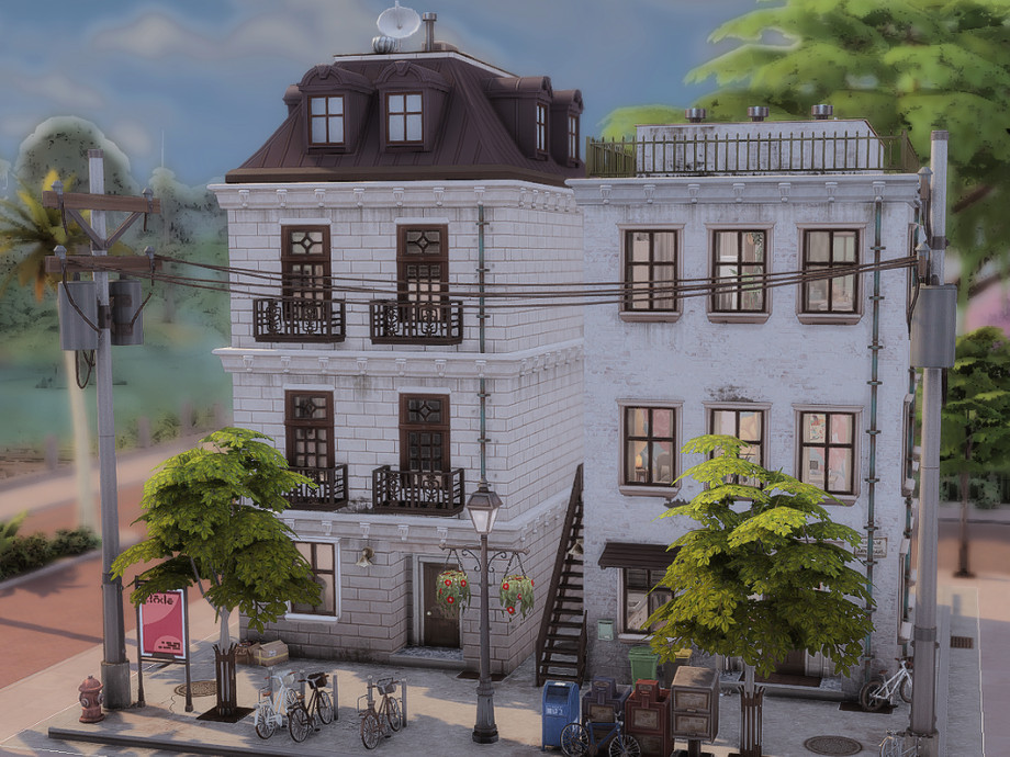 The Sims Resource | Promenade Housing - Magnolia Rentals